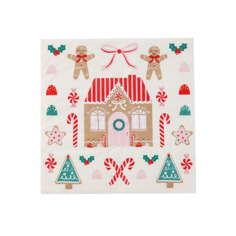 Gingerbread House Large Napkins – Blakeley's
